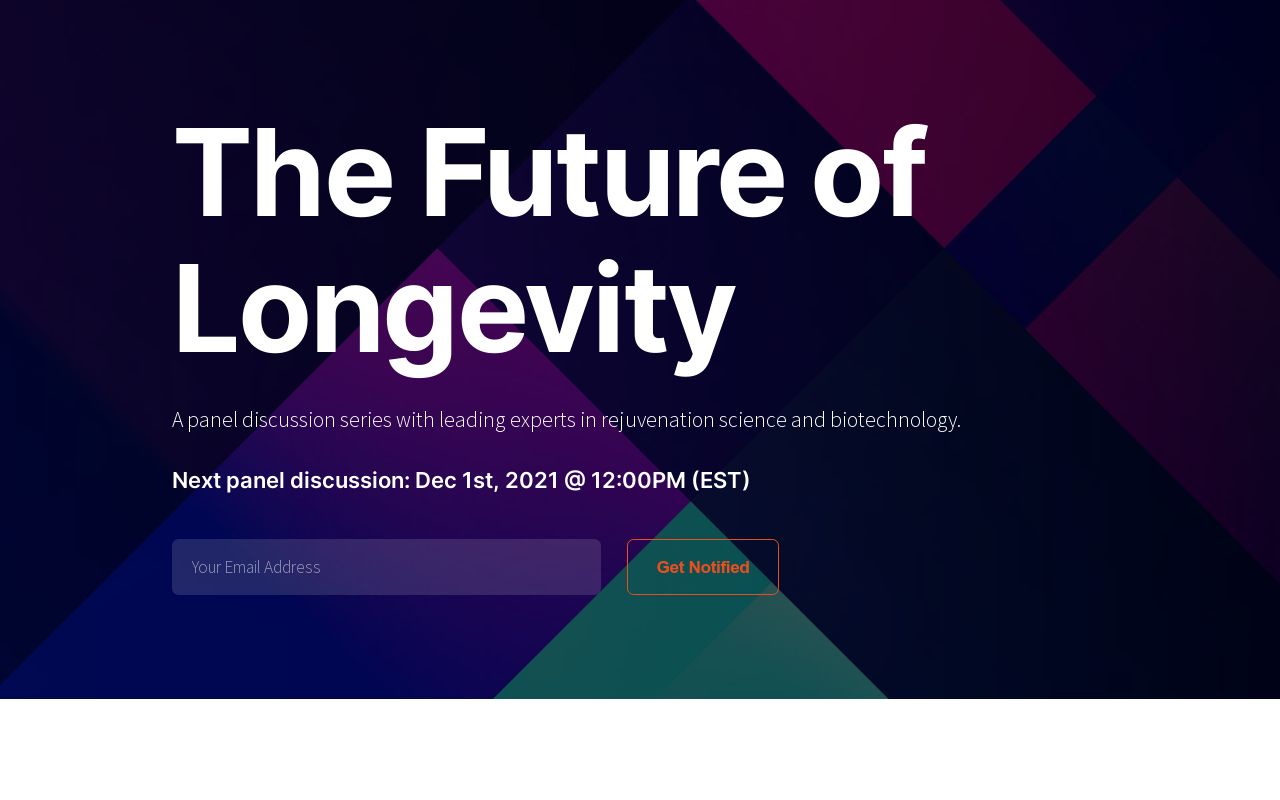 The Future of Longevity
